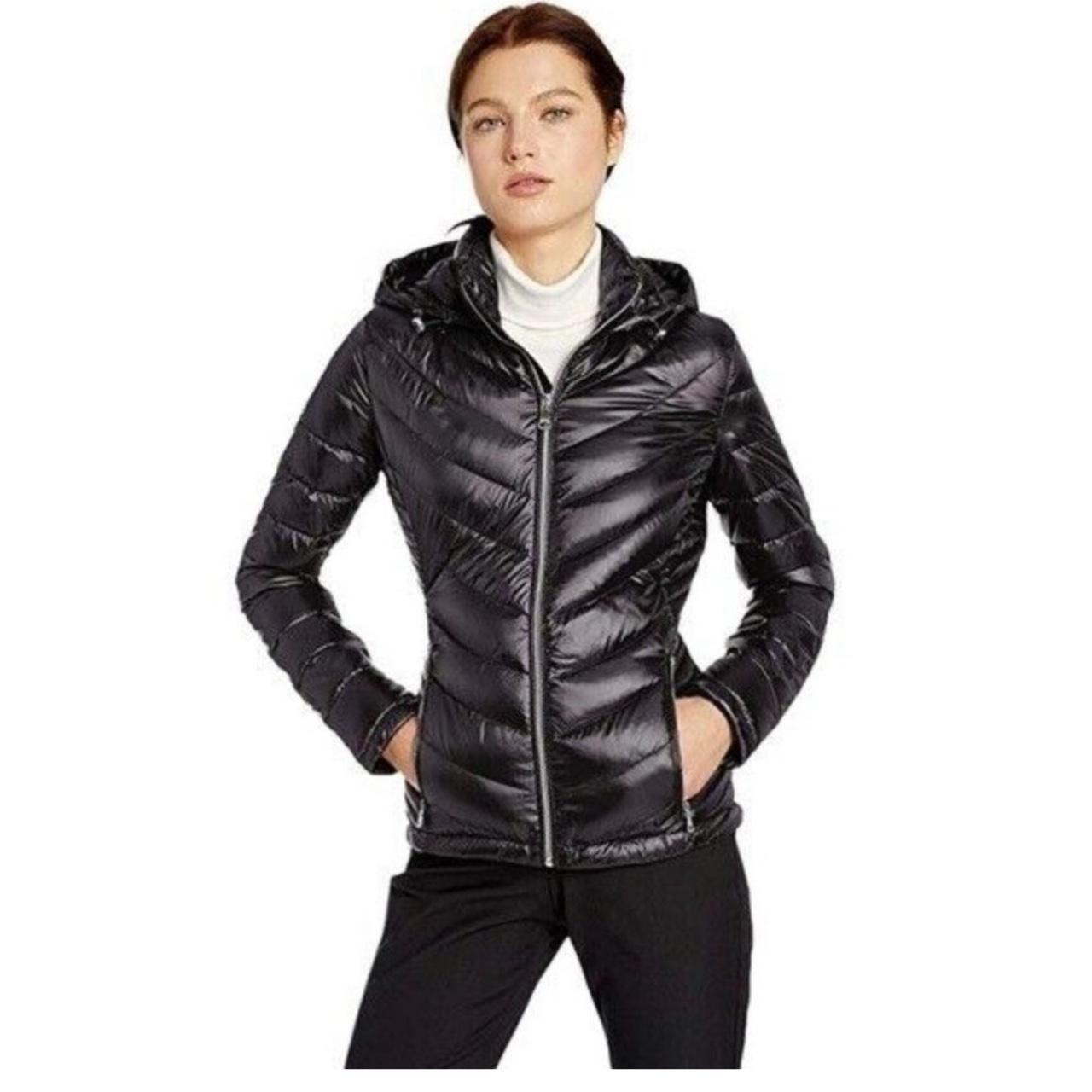 Andrew Marc lightweight packable premium down black... | Depop