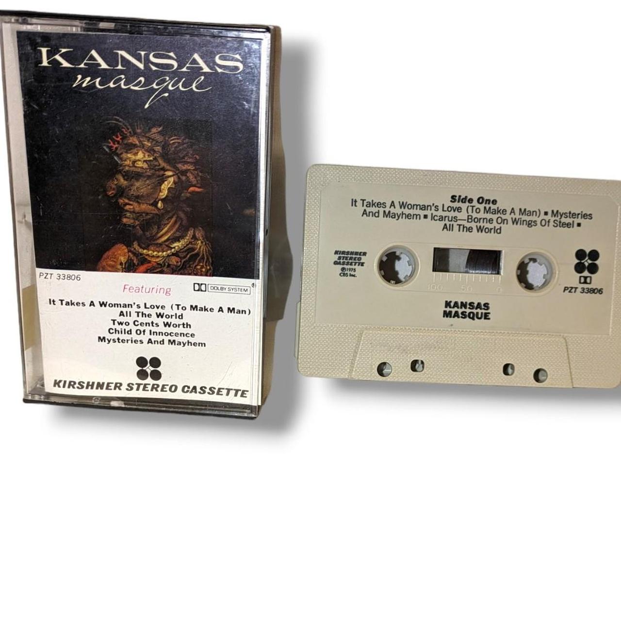 Kansas Cassette Masque Released 1975 CBS records... - Depop