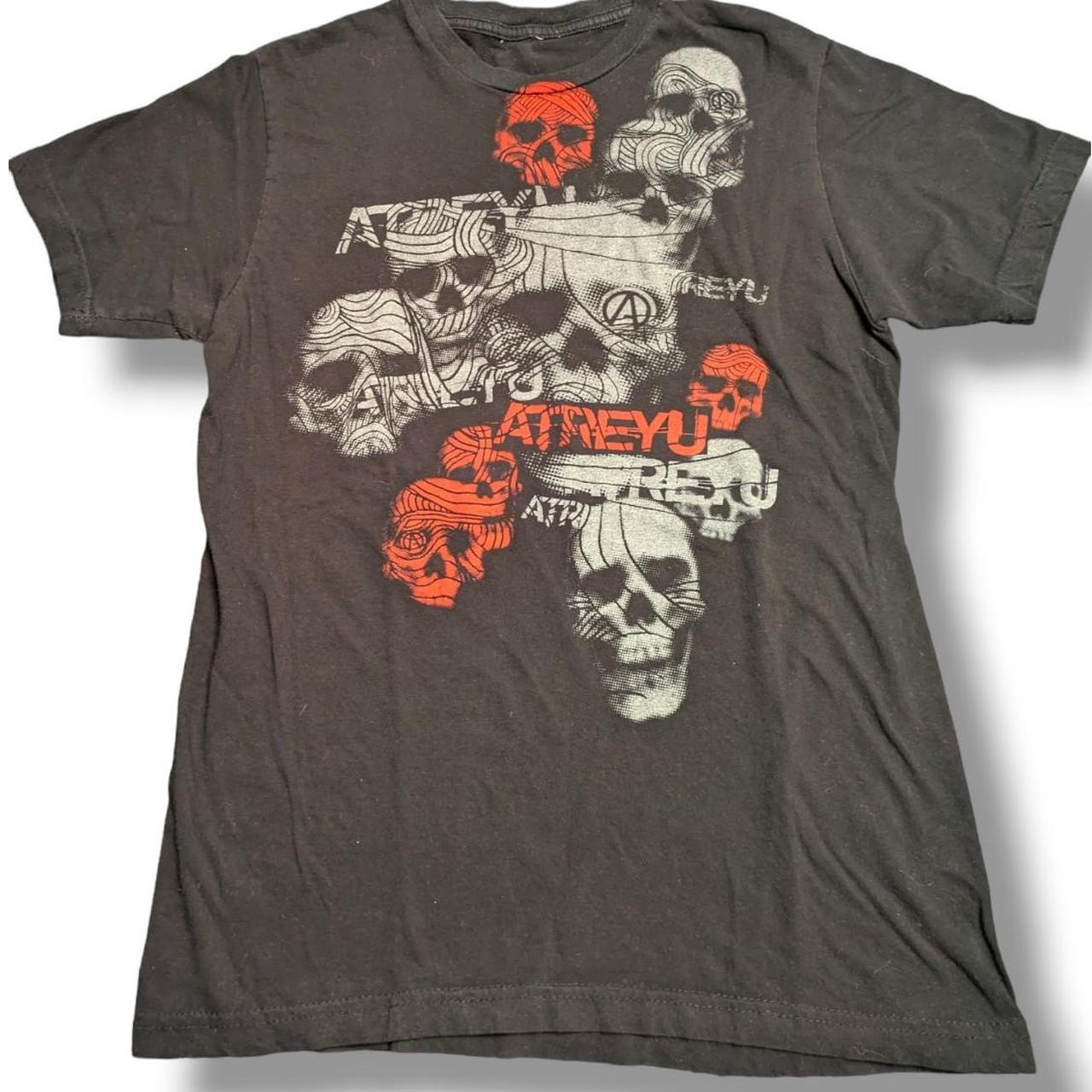 Atreyu Band Tee Approx 18" armpit to armpit 26" in... - Depop