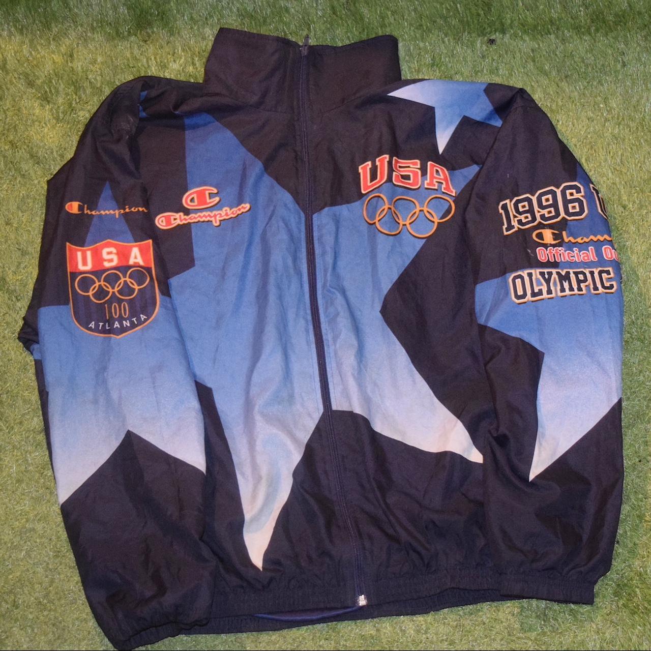 Vintage 1996 USA Olympics full zip Jacket #champion... - Depop