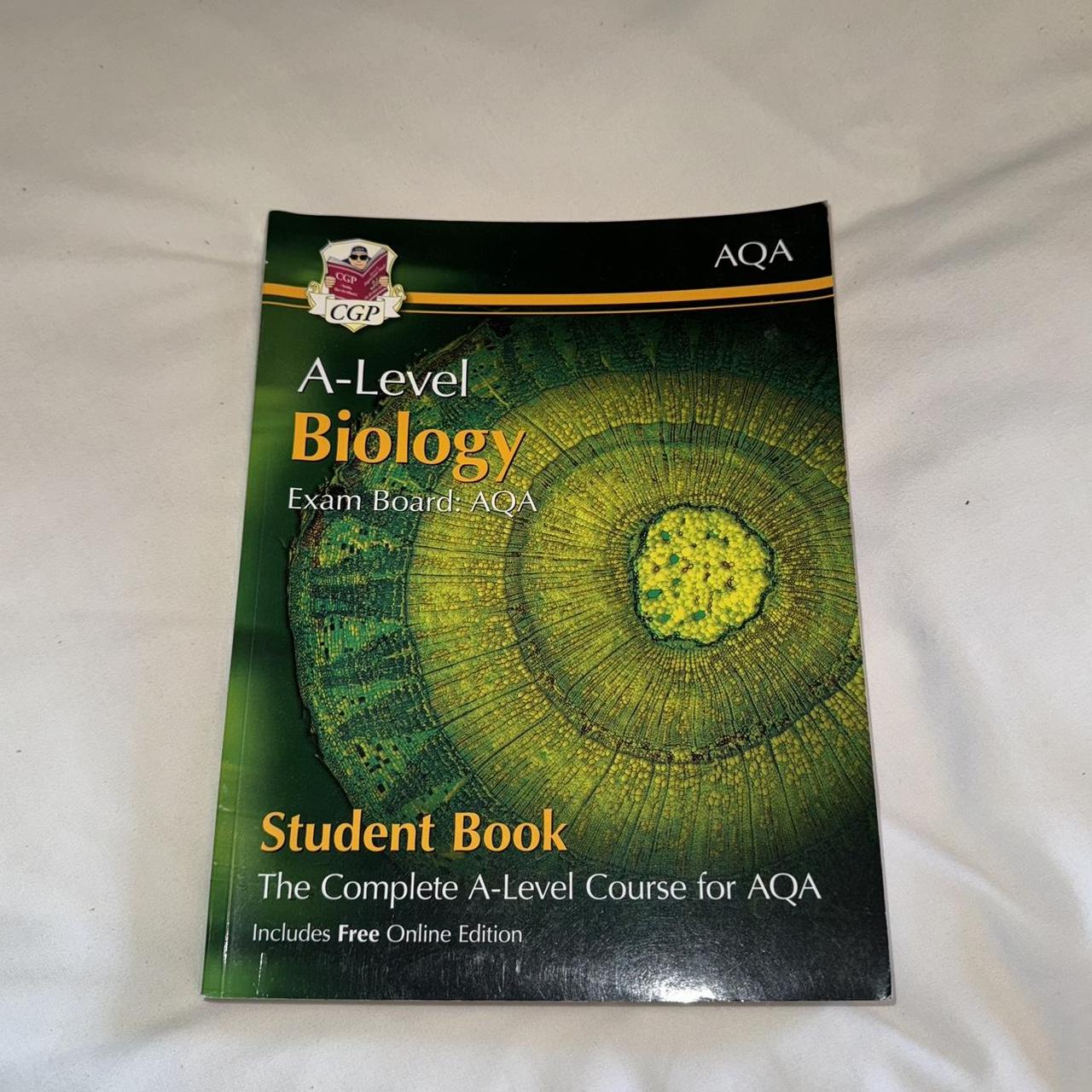 CPG A level biology revision guide for complete AQA... - Depop