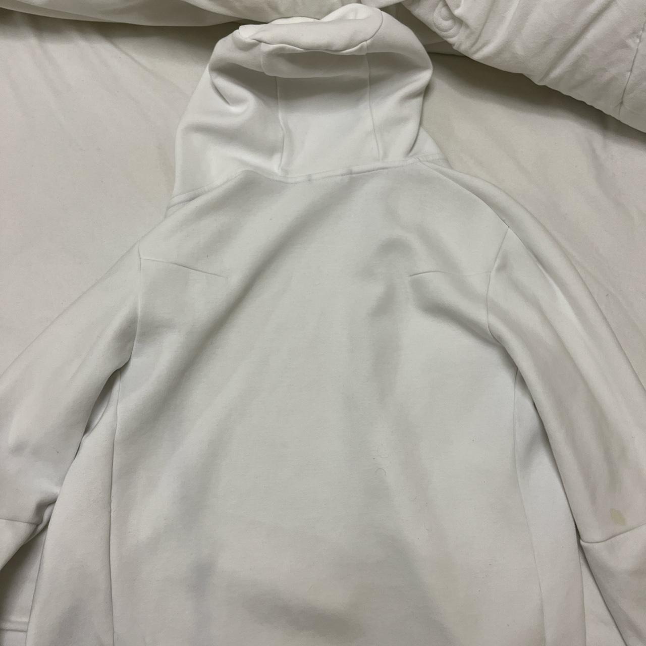 White Nike tech fleece jacket Medium Perfect... - Depop