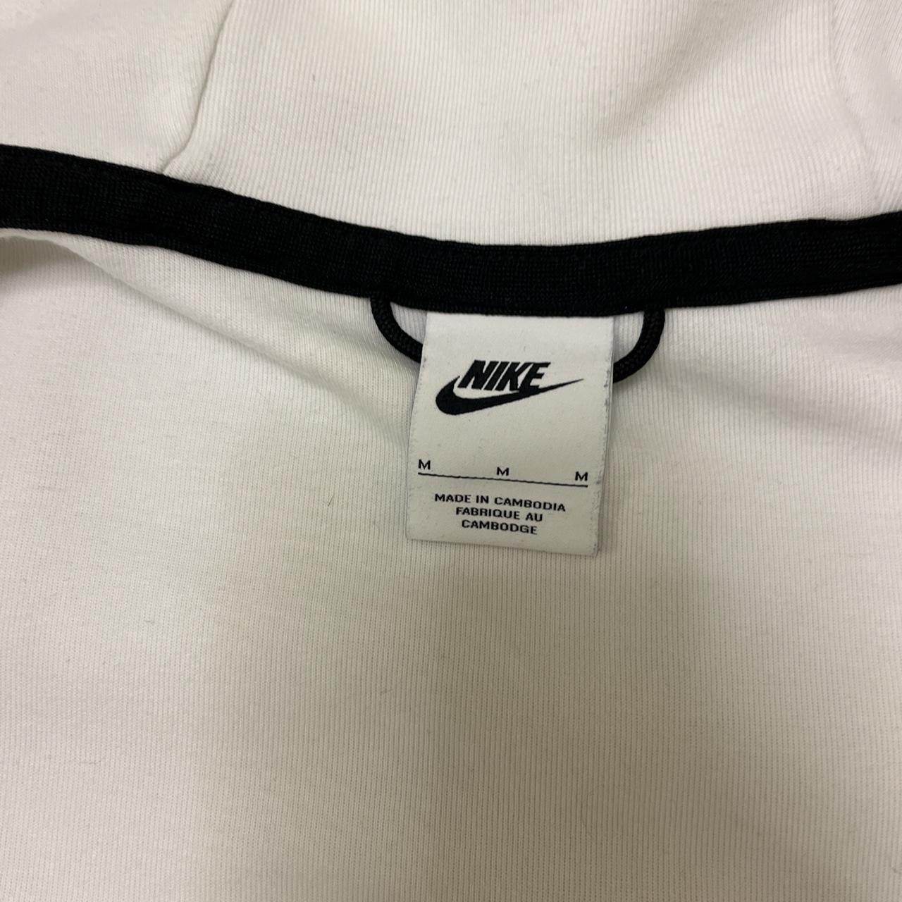 White Nike tech fleece jacket Medium Perfect... - Depop