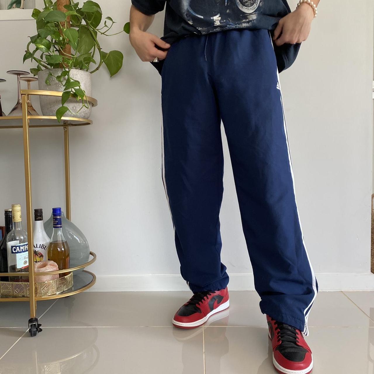 🍄 - ADIDAS - Straight Leg Baggy Trackies These... - Depop