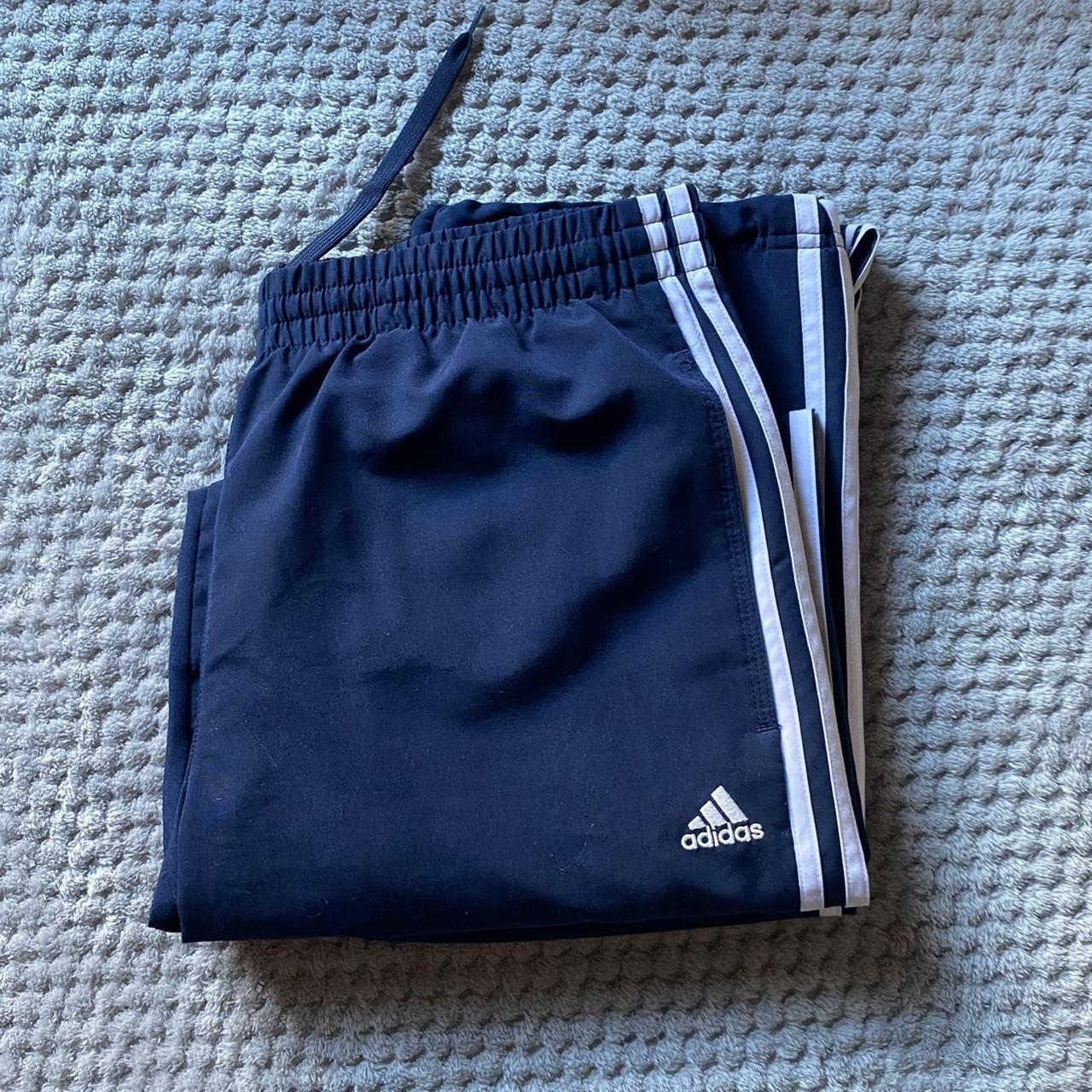 🍄 - ADIDAS - Straight Leg Baggy Trackies These... - Depop