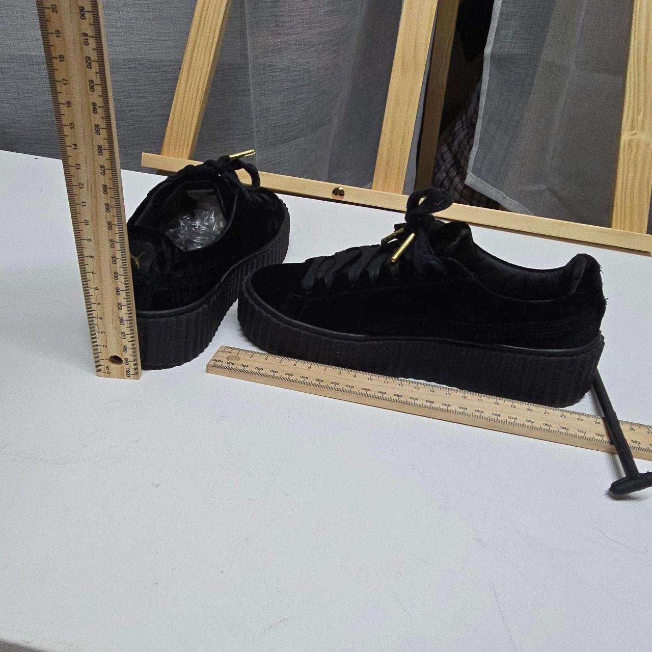 Puma By Rihanna Fenty Creepers Black Suede Platform... | Depop