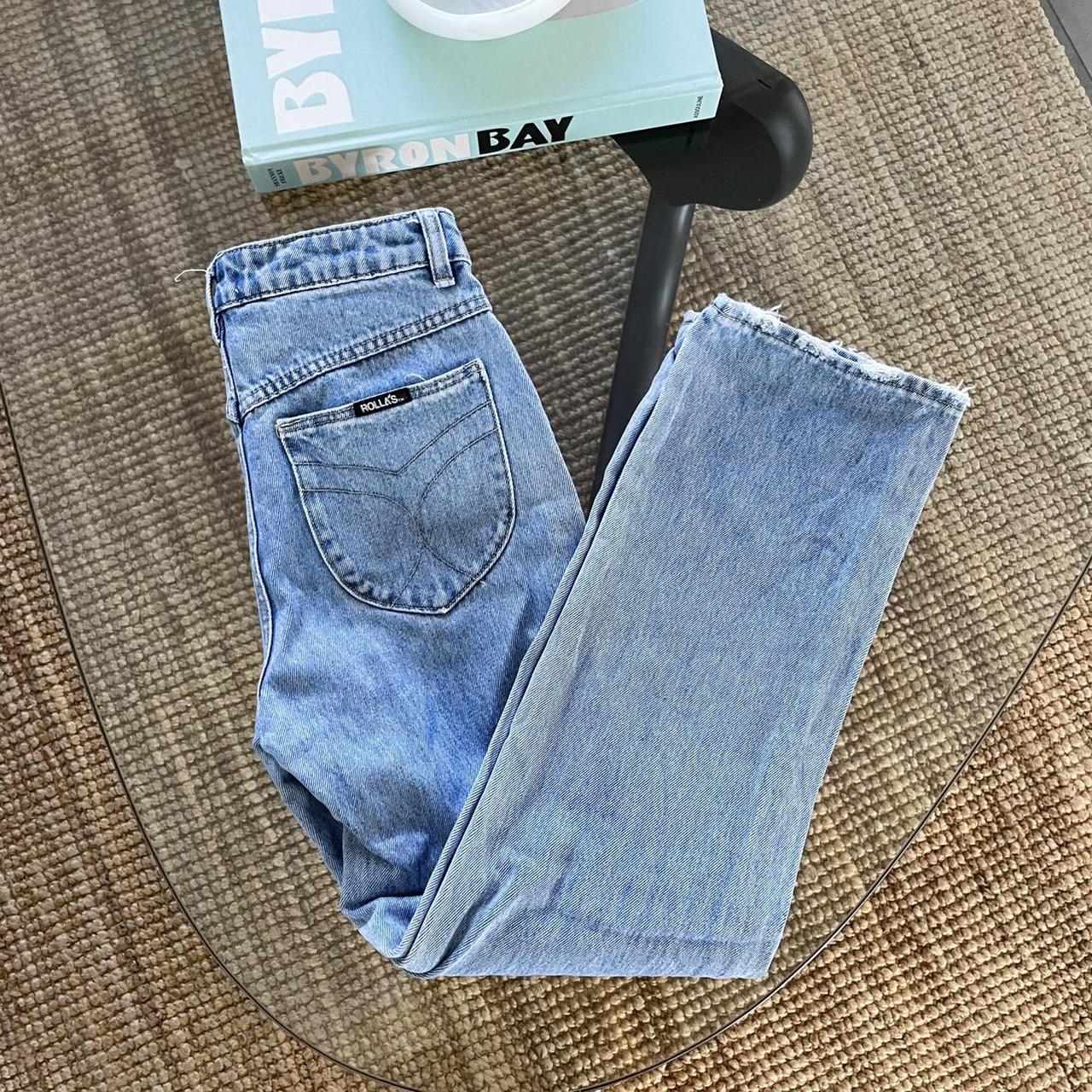 Rolla’s high rise straight leg jeans Size 8/ 26 - Depop