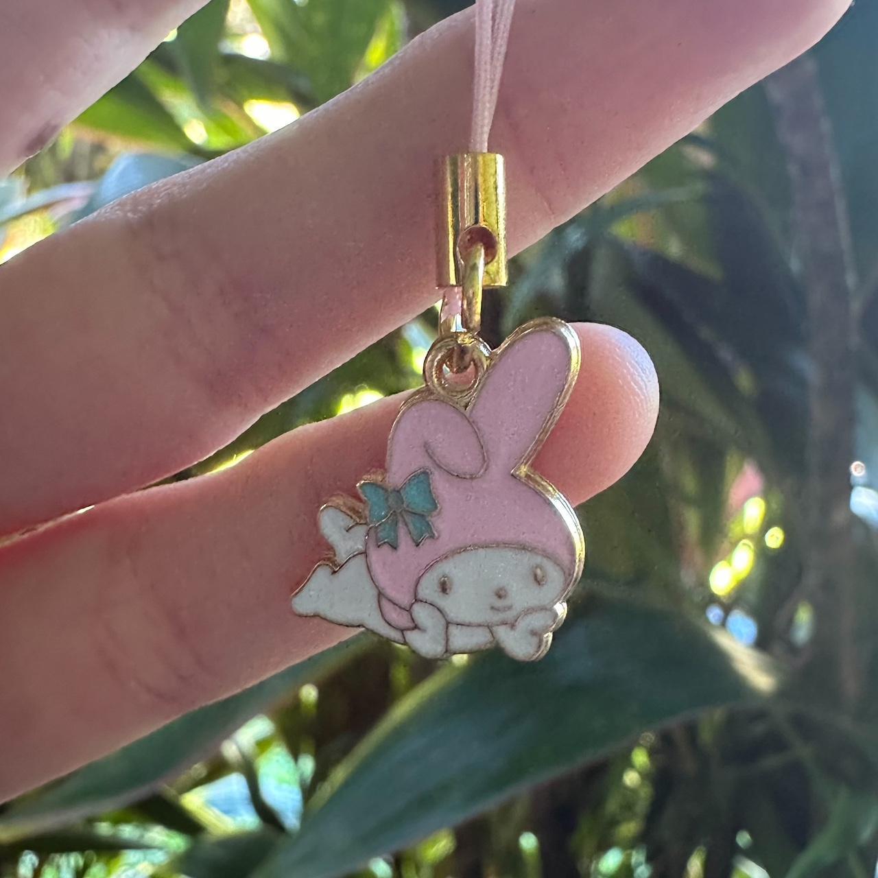 Pink gold bunny phone charm! $3.30 UNTRACKED... - Depop
