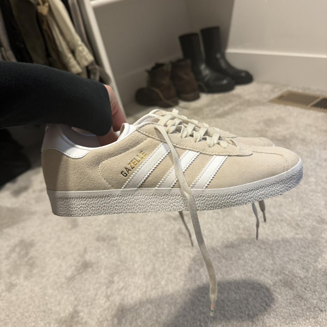 Adidas Gazelle Super popular cream colored... - Depop