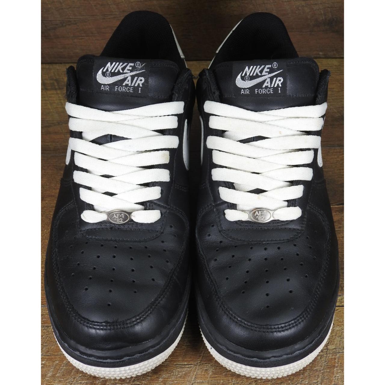 Nike Air Force 1 AF1 '82 Low Black Leather Size 8 OG... | Depop