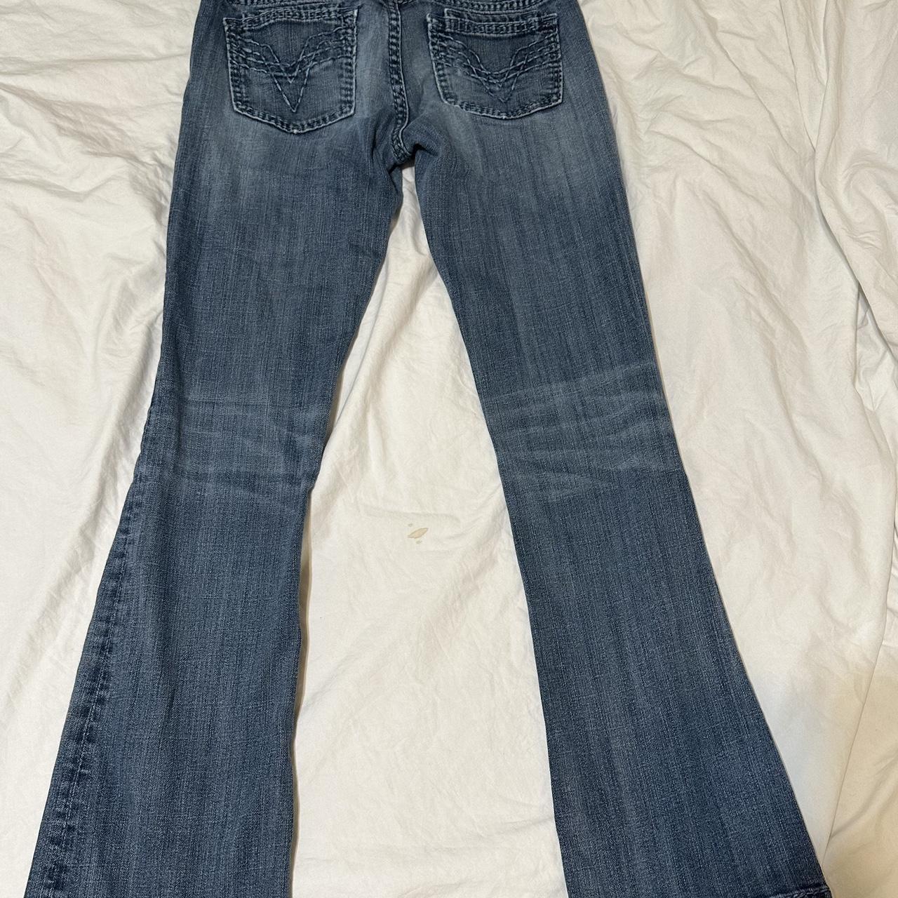 Lowrise Bootcut Jeans (has rips on back of jean... - Depop