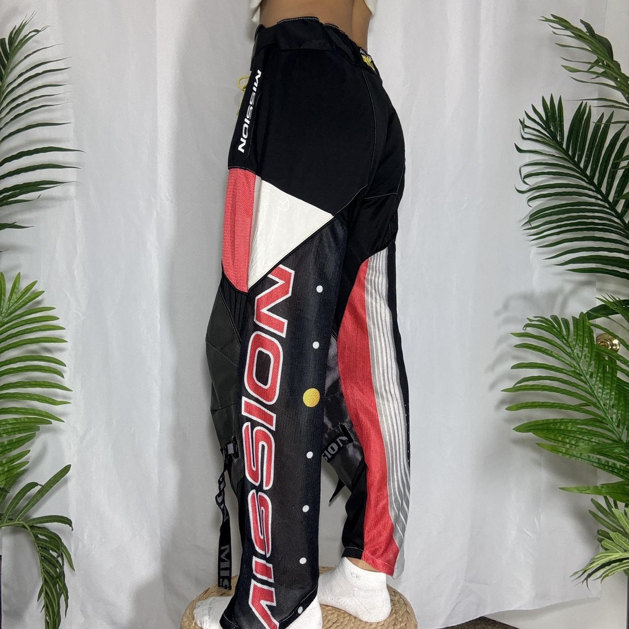 Vintage motorcycle racing pants. Gunmetal knee... | Depop