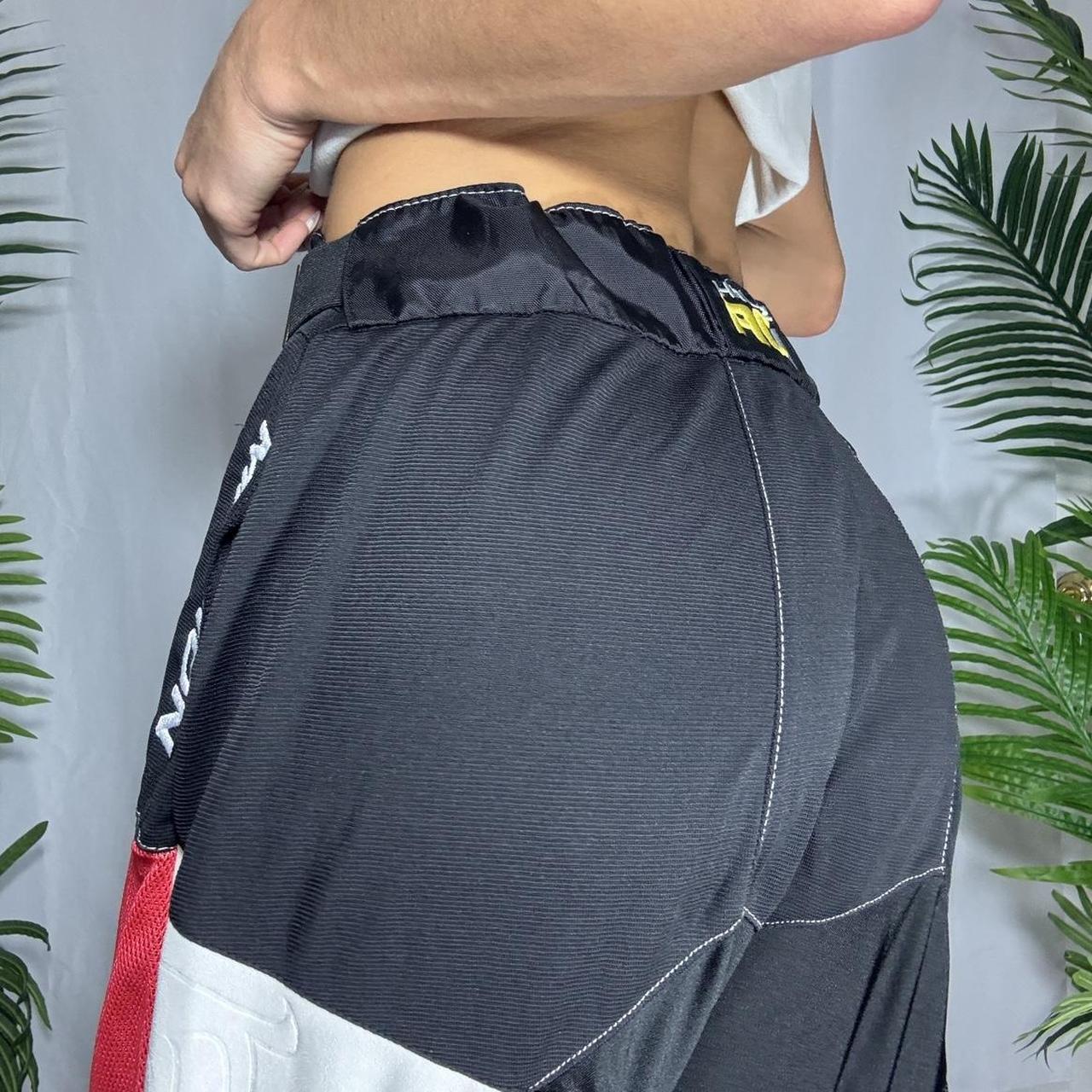 Vintage motorcycle racing pants. Gunmetal knee... | Depop