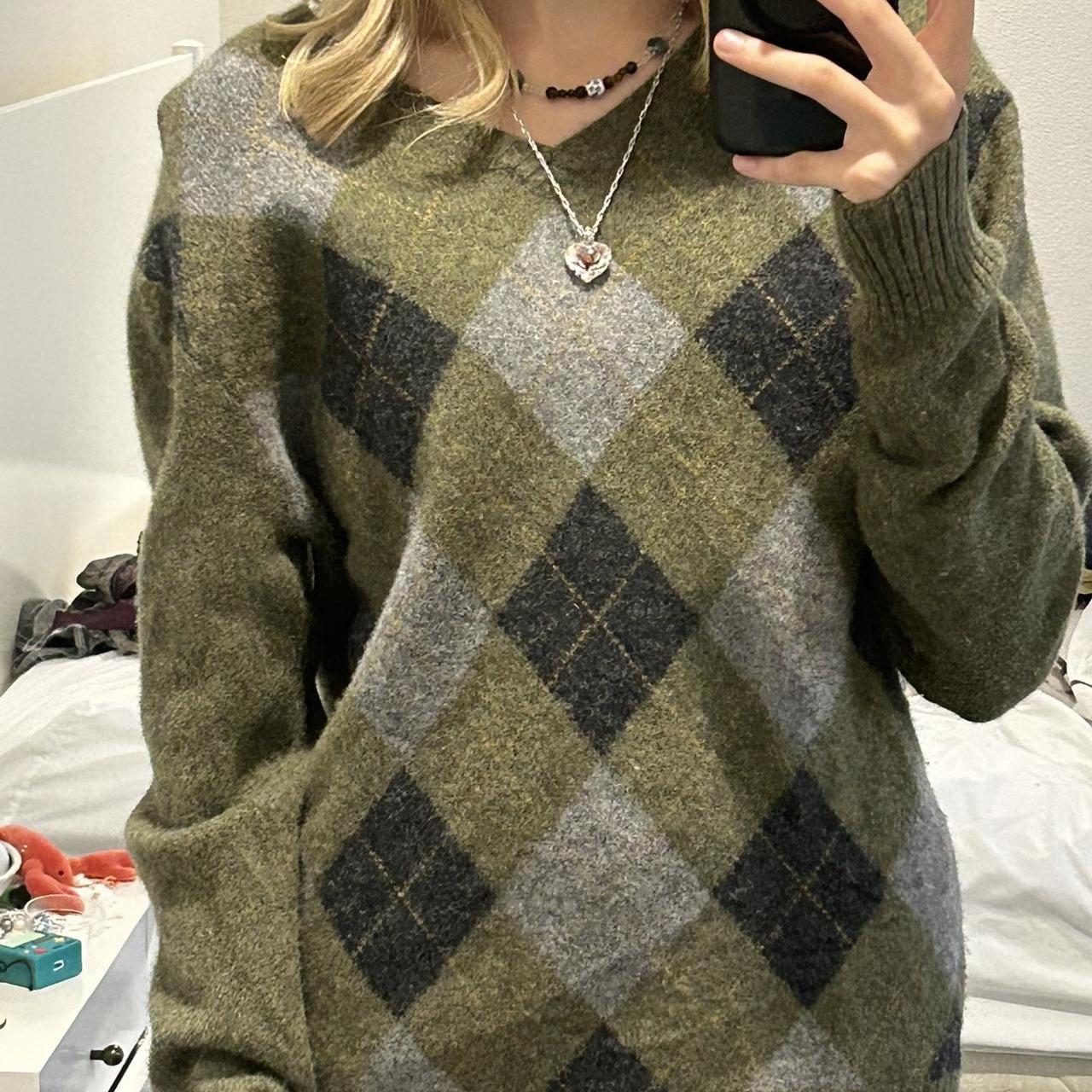 Earthy green sweater 🌲🌱🌳🌞, 100% lambs wool Size:... - Depop
