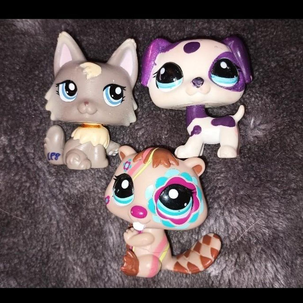 Authentic Littlest Pet Shop ️ LPS Lot Wolfcat 1411,... - Depop