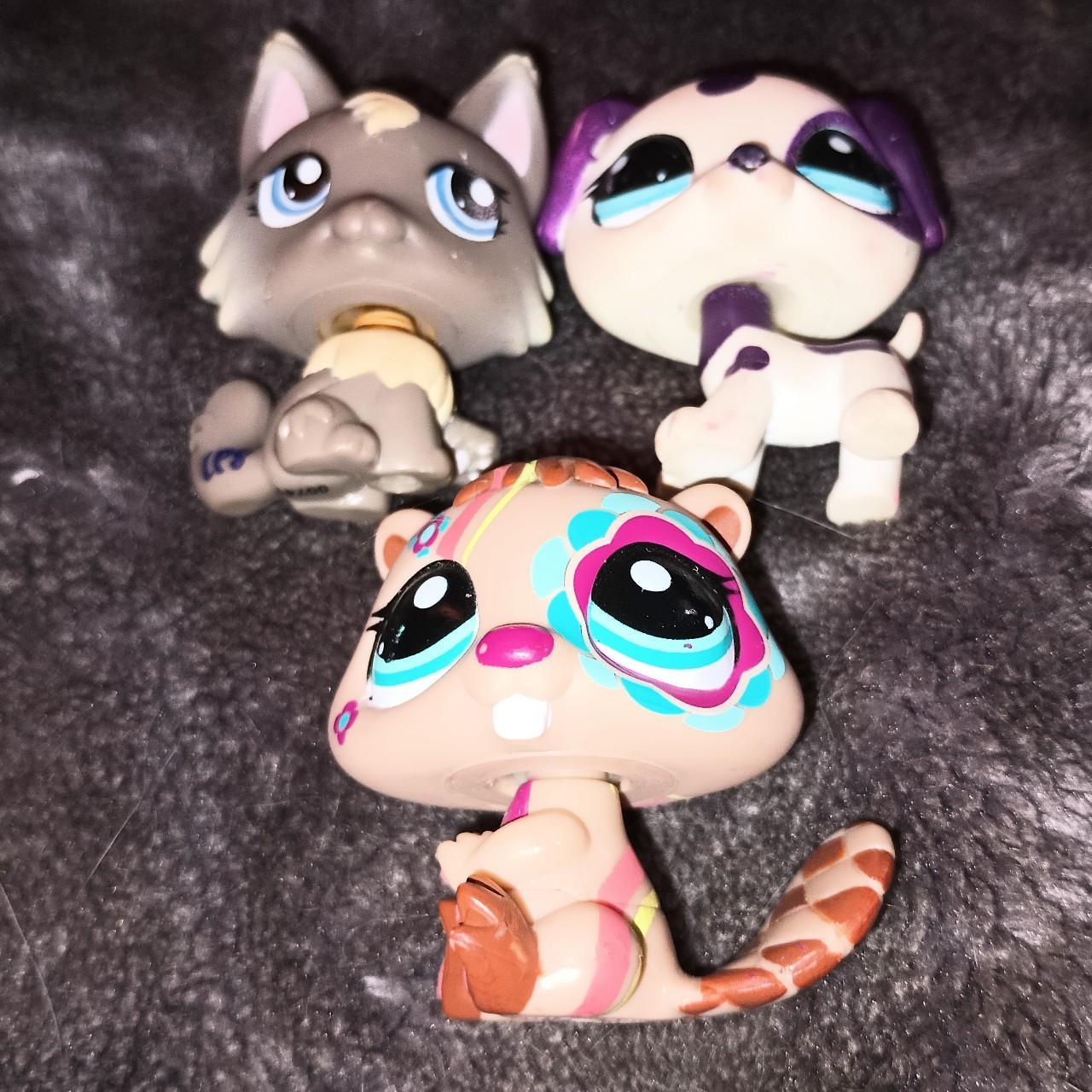 Authentic Littlest Pet Shop ️ LPS Lot Wolfcat 1411,... - Depop