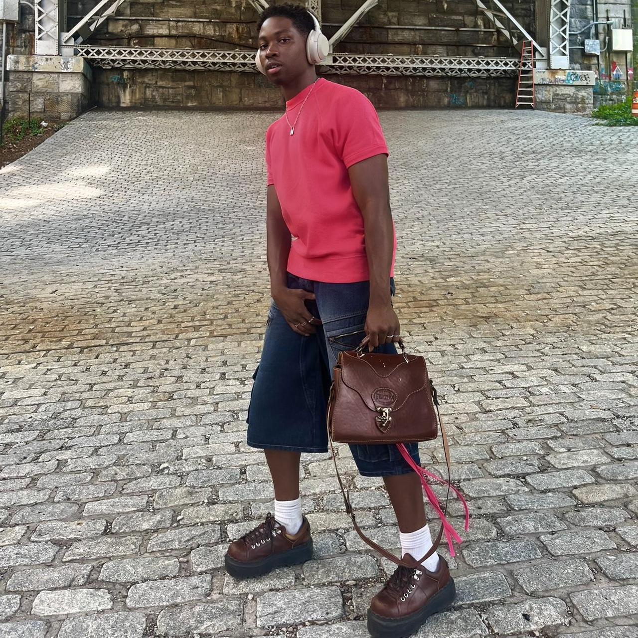 Vintage Denim Jorts True Rocks - 38 (Some parts... - Depop