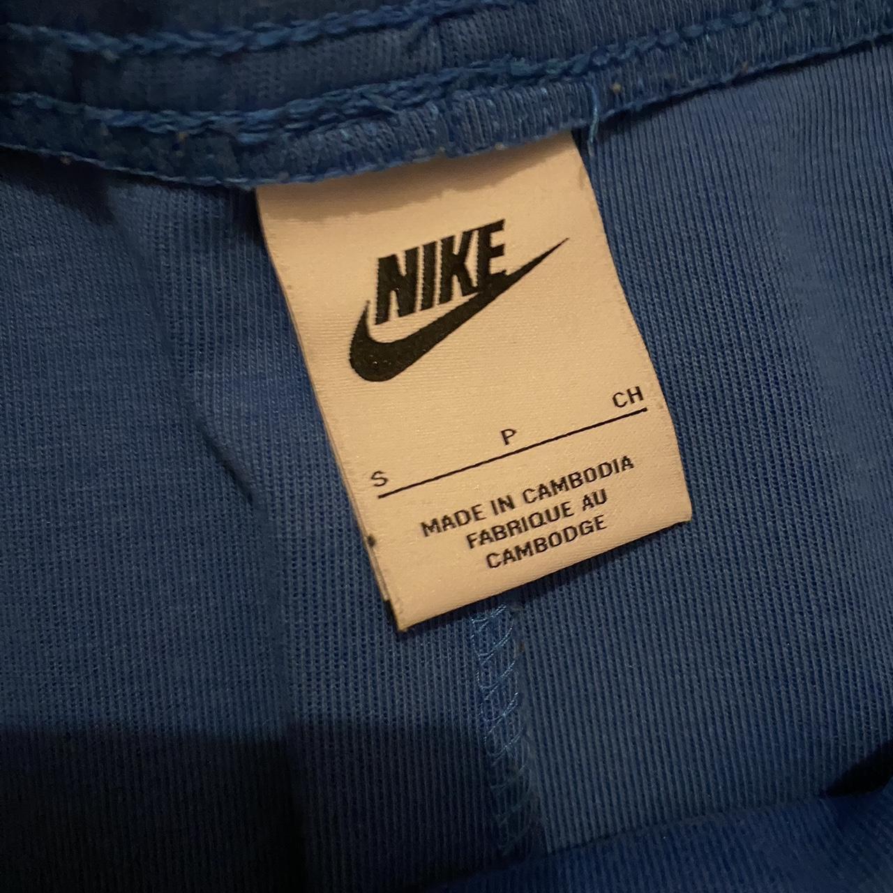 Nike tech fleece joggers signal blue small new... - Depop