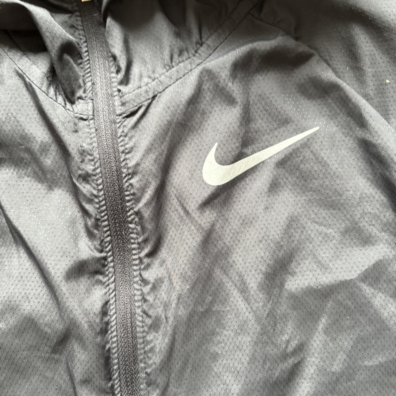 Nike miler repel black jacket windbreaker Windrunner... - Depop