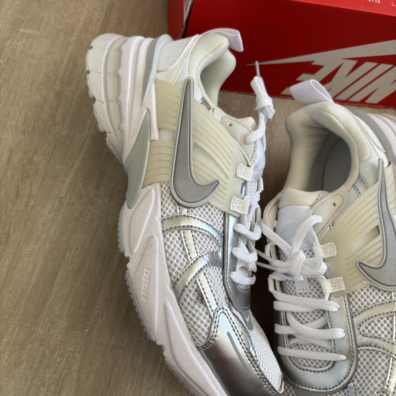 Nike V2K Run (W) Size UK 11 White Platinum Metallic... | Depop