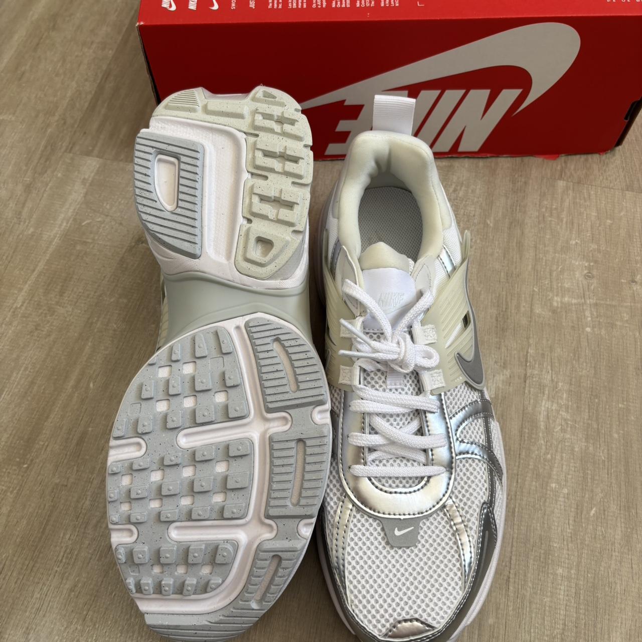 Nike V2K Run (W) Size UK 11 White Platinum Metallic... | Depop