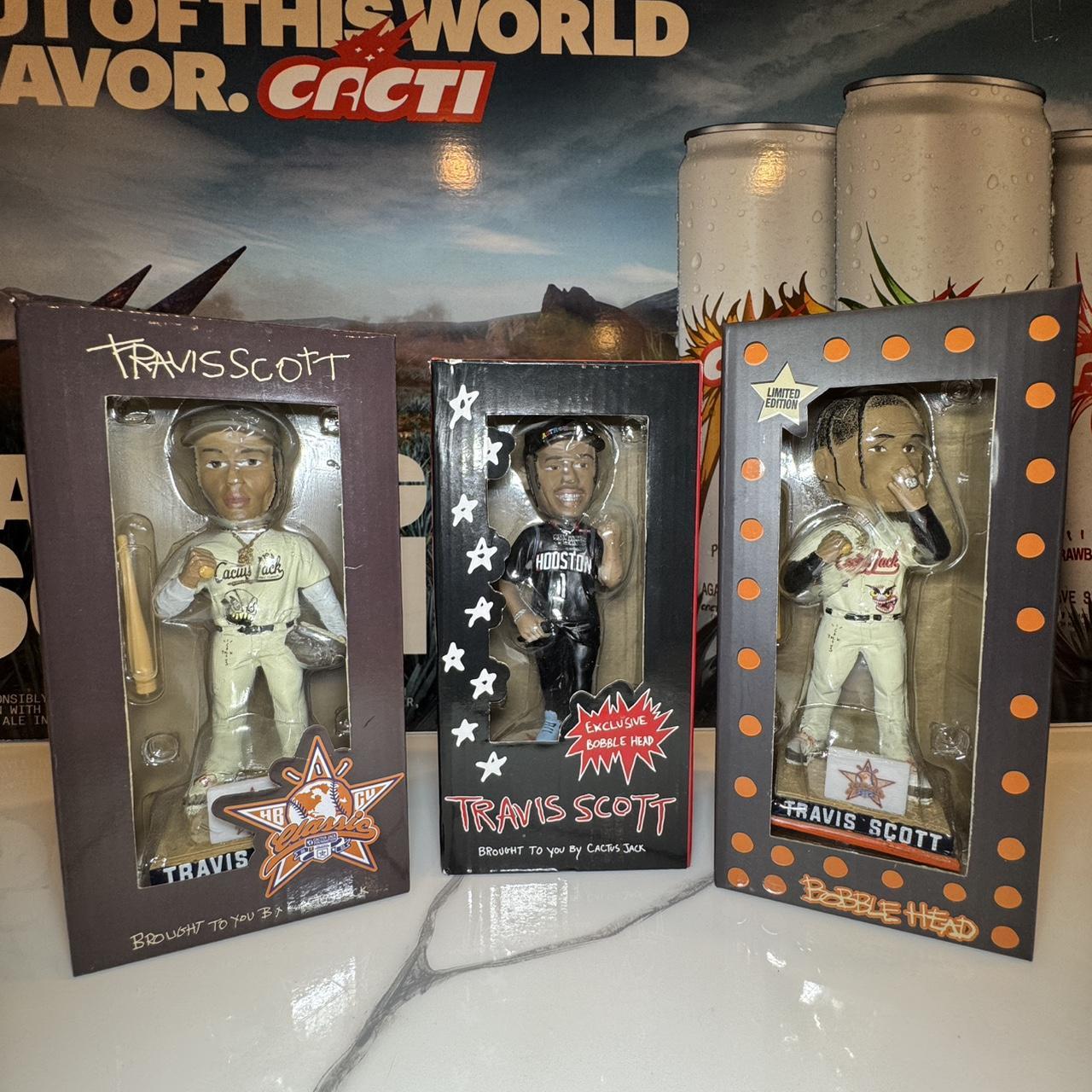 Travis Scott Astros bobbleheads - 3 pack #Astros... - Depop