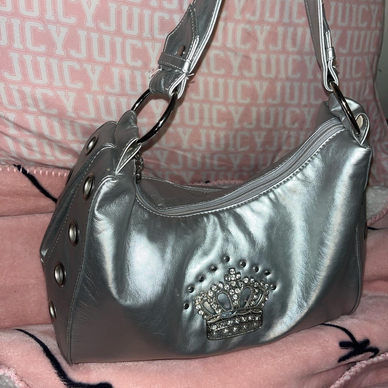 Juicy Couture Women's Silver Bag | Depop