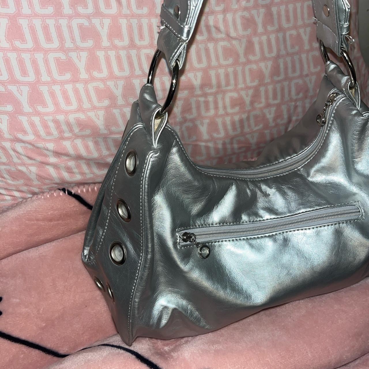Juicy Couture Women's Silver Bag | Depop