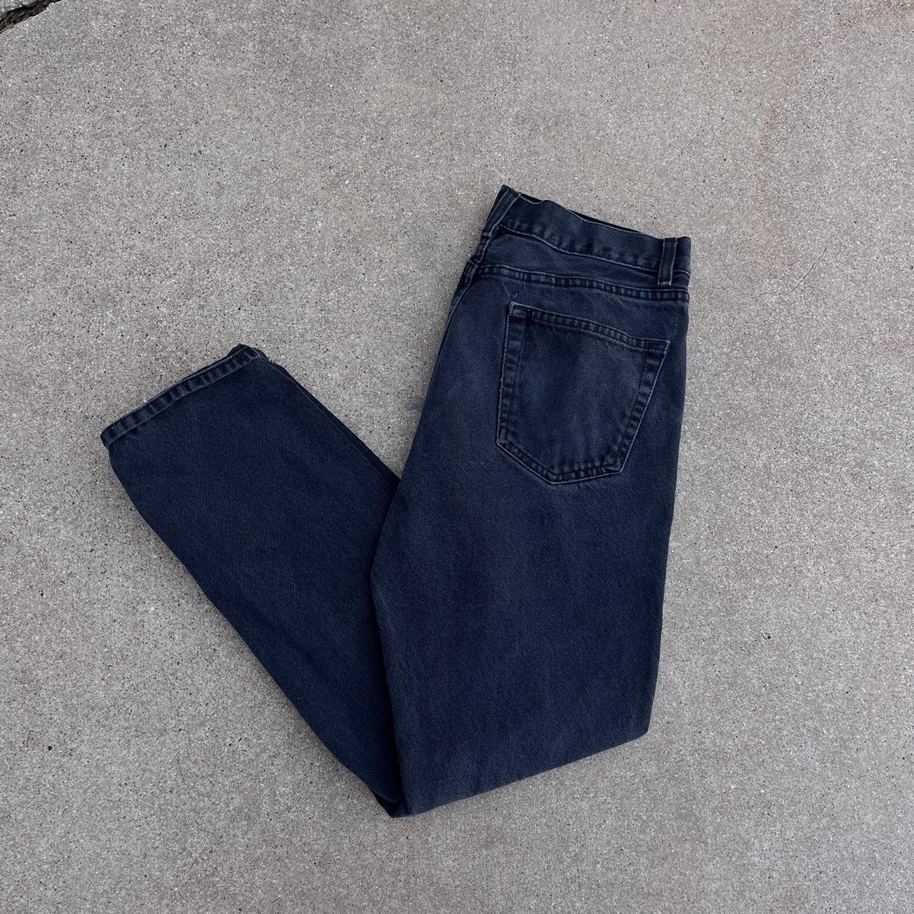 Vintage route 66 black jeans Tag size: 32 x 32 -... - Depop