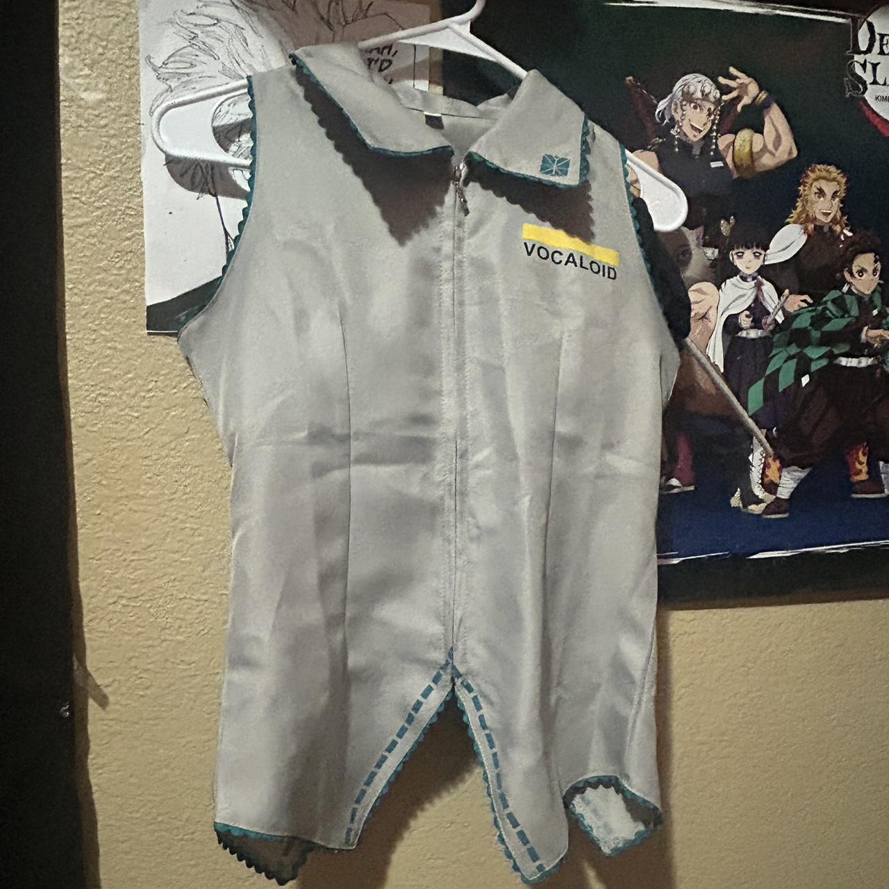 Hatsune miku vocaloid outfit, size women’s small.... - Depop