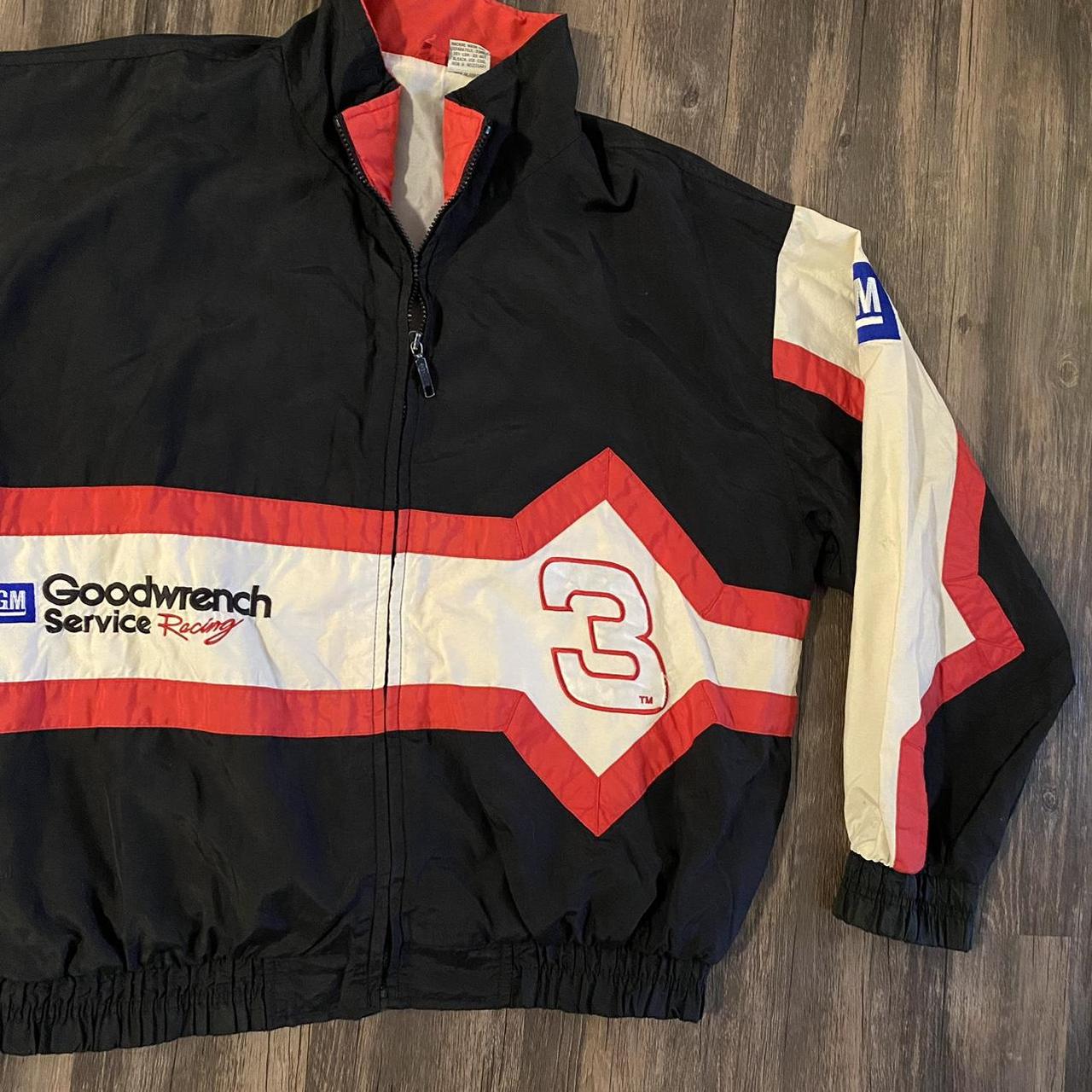 Vintage 90s NASCAR Dale Earnhardt racing jacket in... - Depop