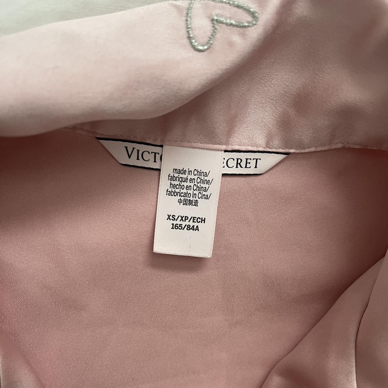 Satin Silk Victoria Secret Pajama Shorts Set Size XS... - Depop