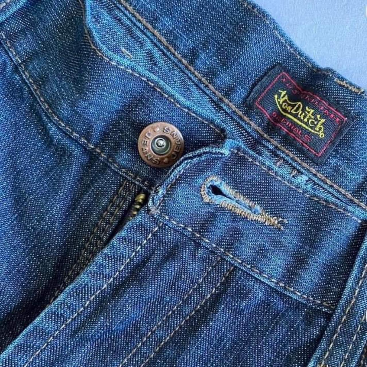 Von Dutch jeans (repop) wrong size but love them omg... - Depop