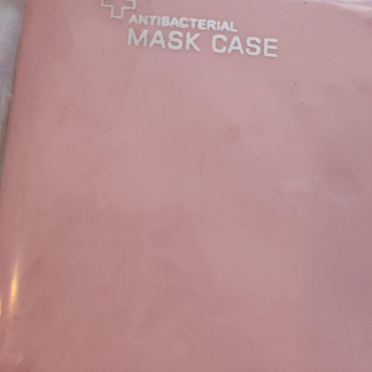 Antibacterial Mask Case, new. Light pink 5" x... - Depop