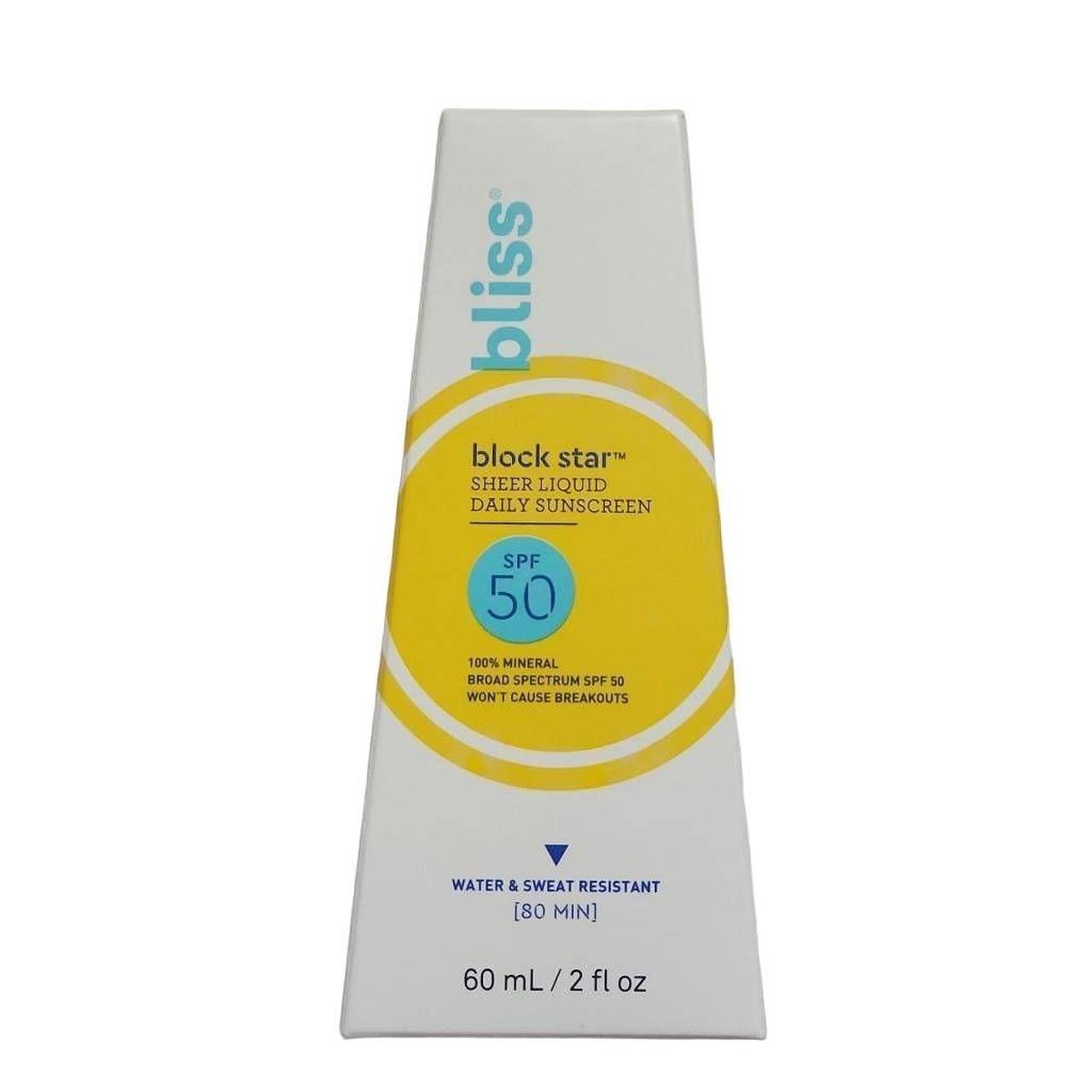 Bliss Block Star Sheer Liquid Daily Sunscreen... - Depop