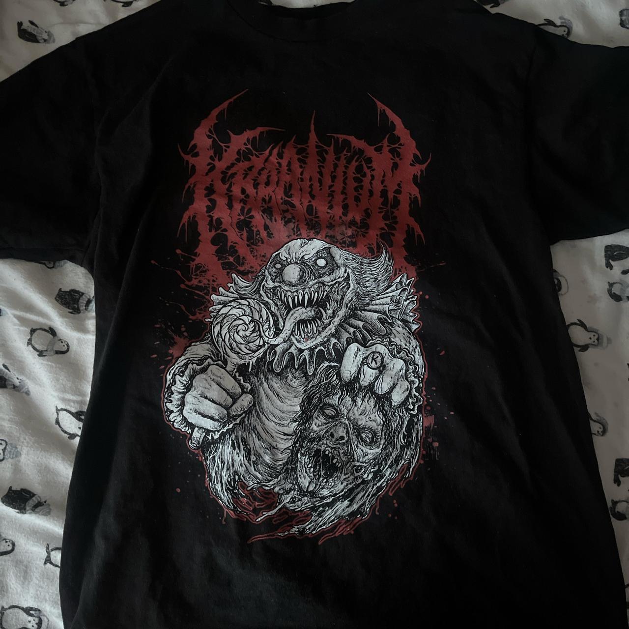 Kraanium Slam Death Metal Clown Shirt Size... | Depop