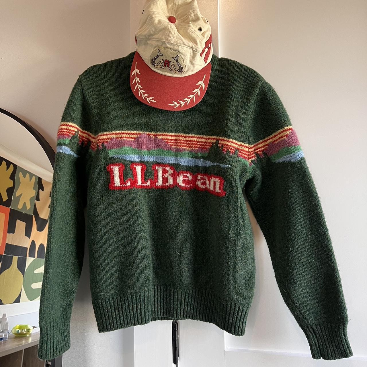 LL Bean 100% wool sweater. Fits like a small! - Depop