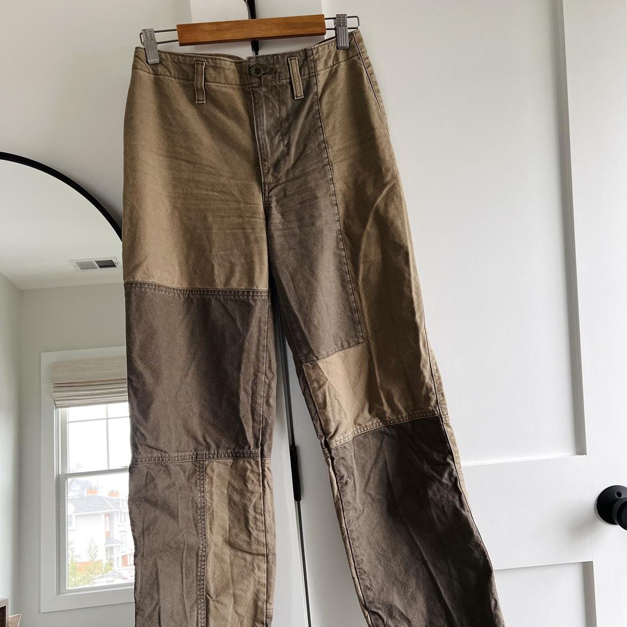 Patchwork cargos - Depop