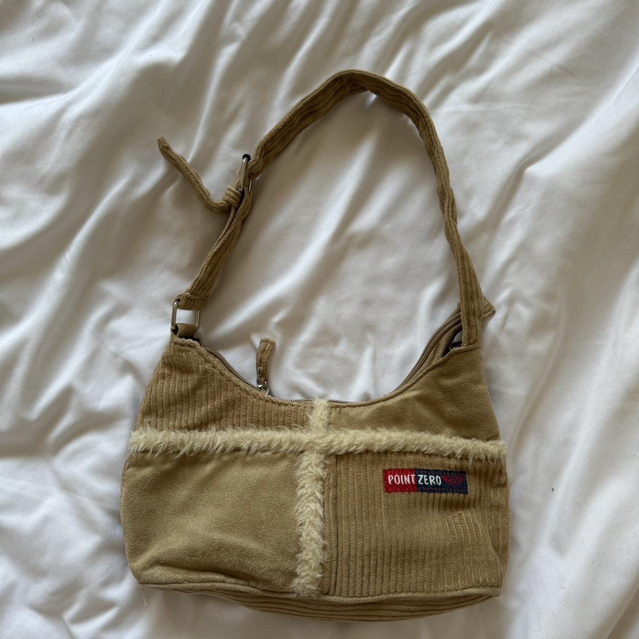 point zero Sherpa corduroy shoulder... - Depop