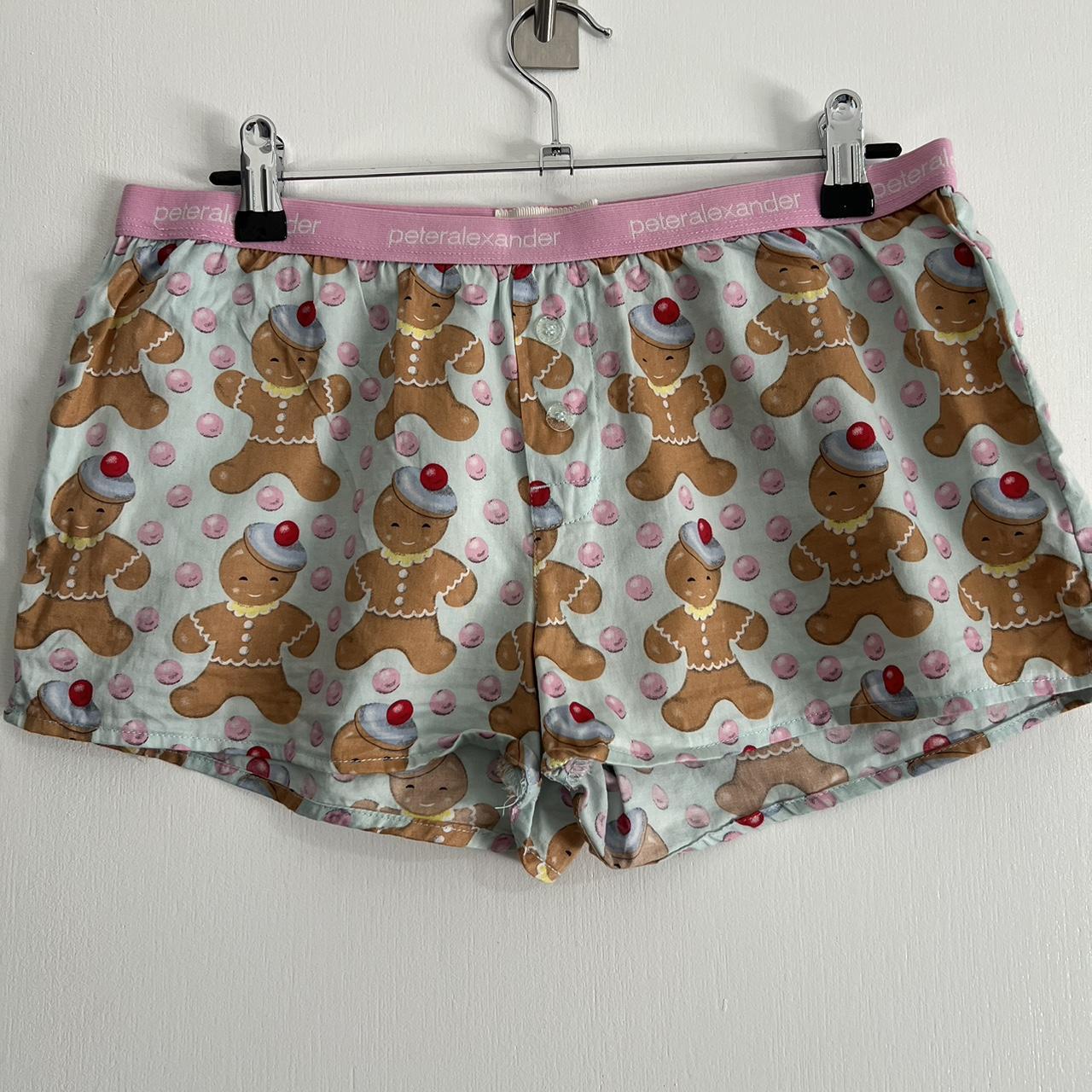 Gingerbread Peter Alexander Pajamas Shorts - Size S - Depop