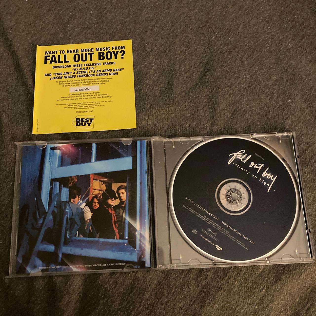 infinity on high by fall out boy cd #cd #emo #2000s... - Depop