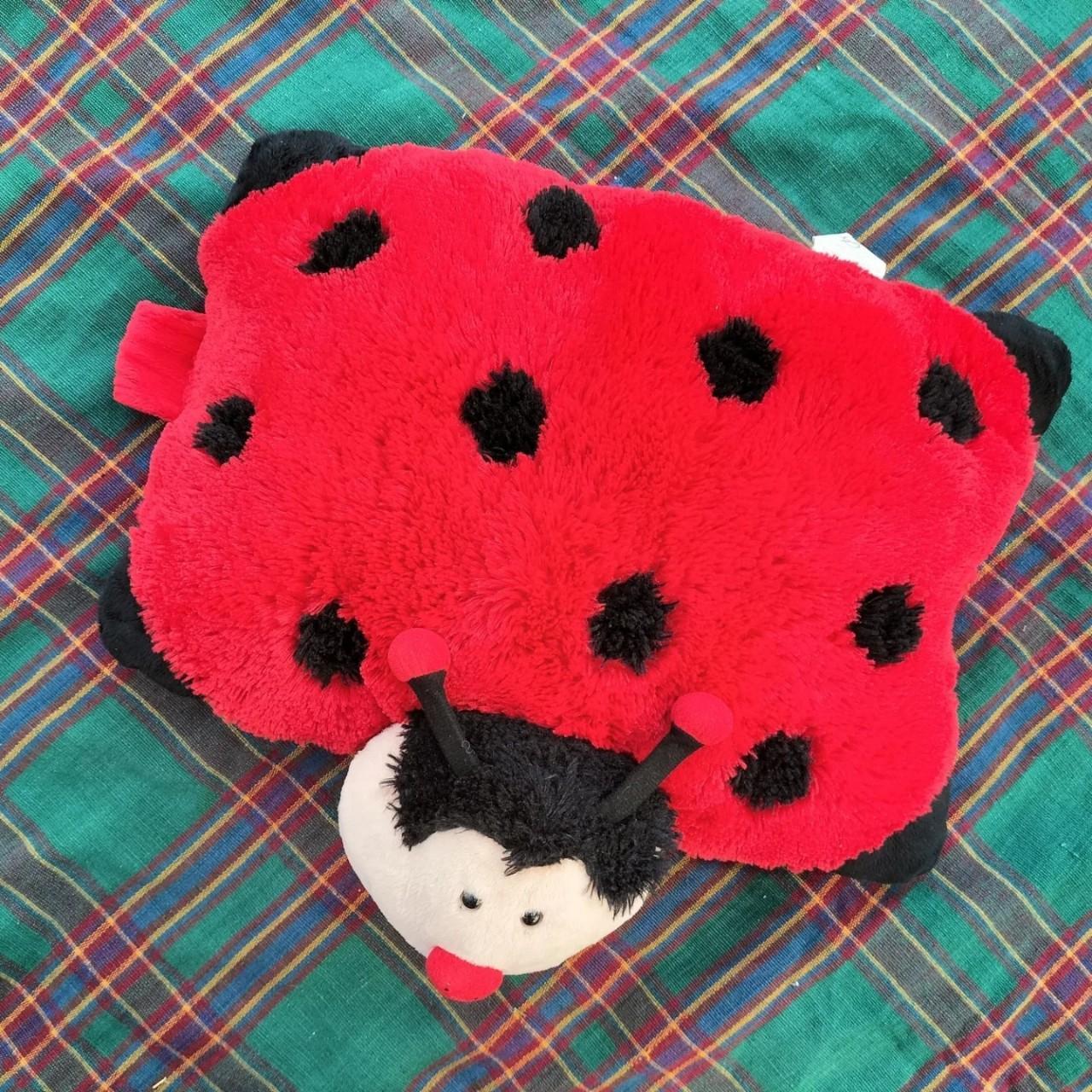 Ladybug Pillow-Pet . . Excellent reloved condition.... - Depop