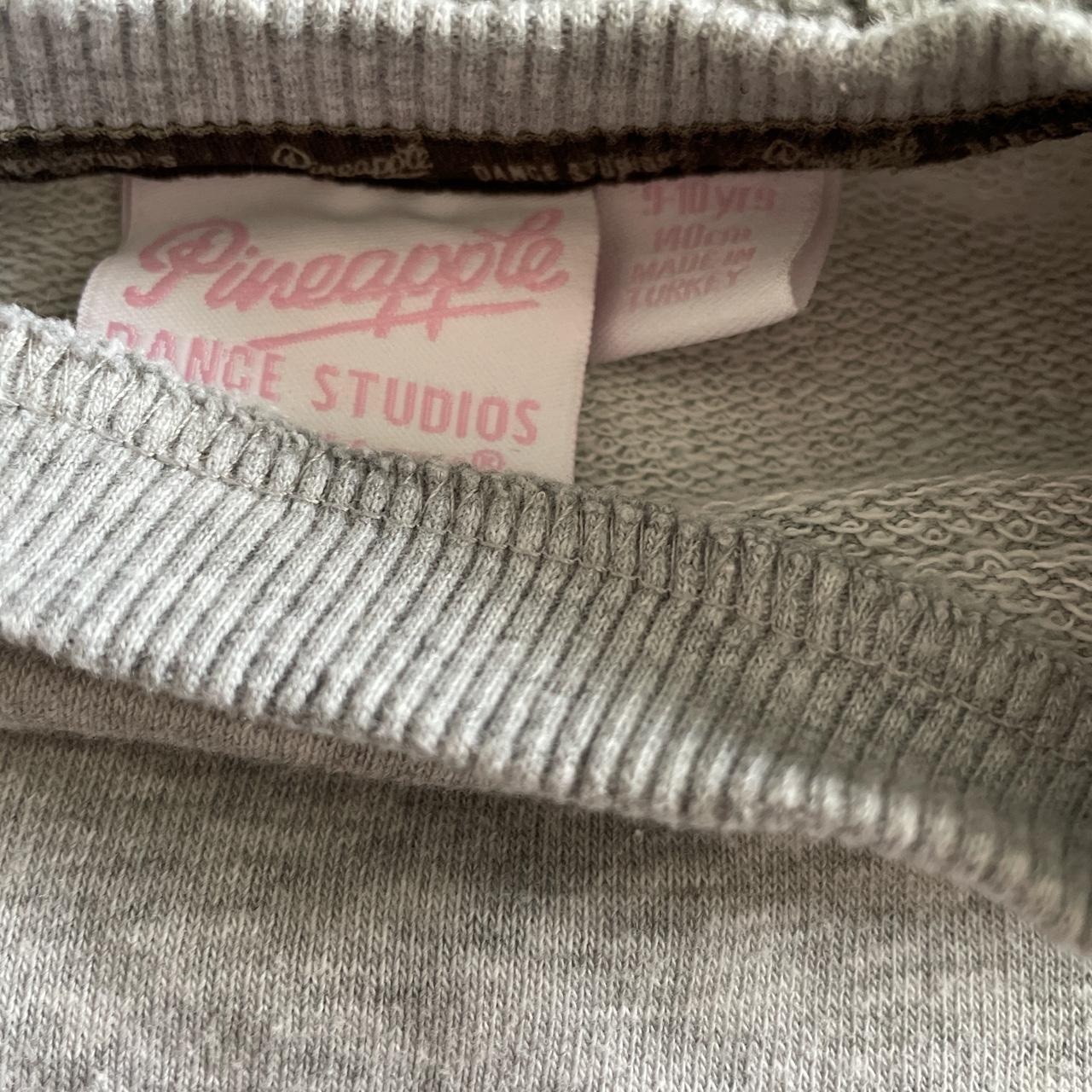 Girls Grey Pineapple cropped Jumper Size: 9-10... - Depop