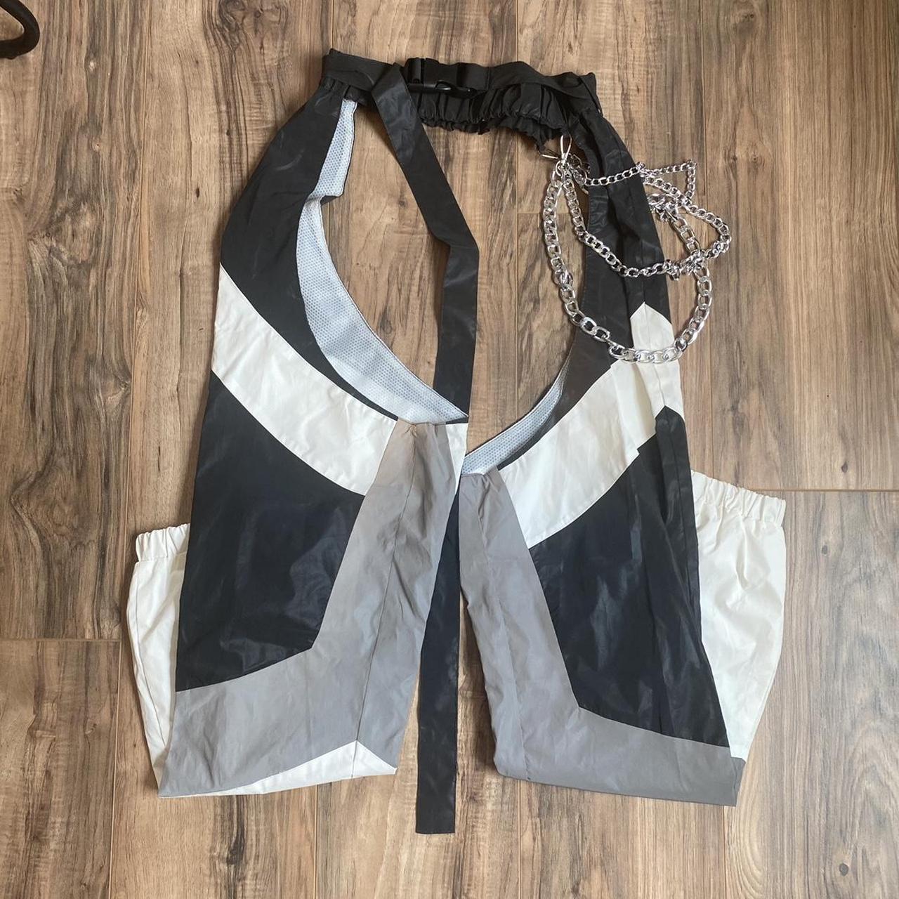 iHeartRaves Down 4 the Ride Reflective Chain Chaps... - Depop