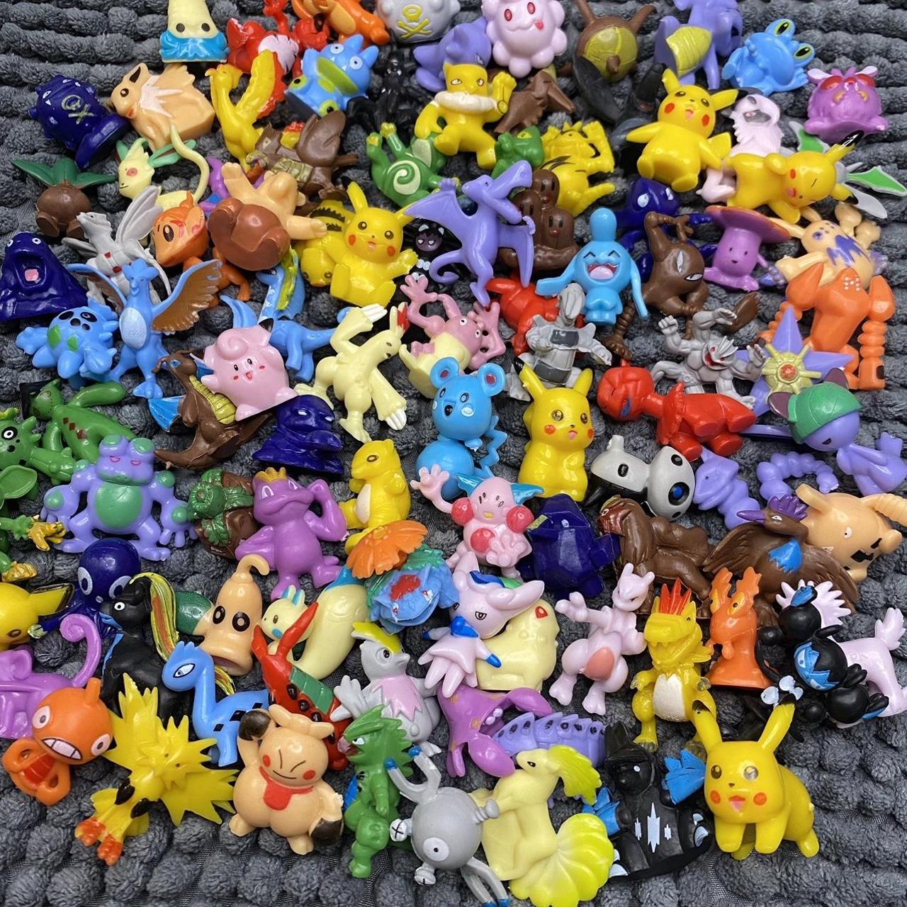 Pokemon retro mini figures 2-3cm Pack of 24 figures... - Depop