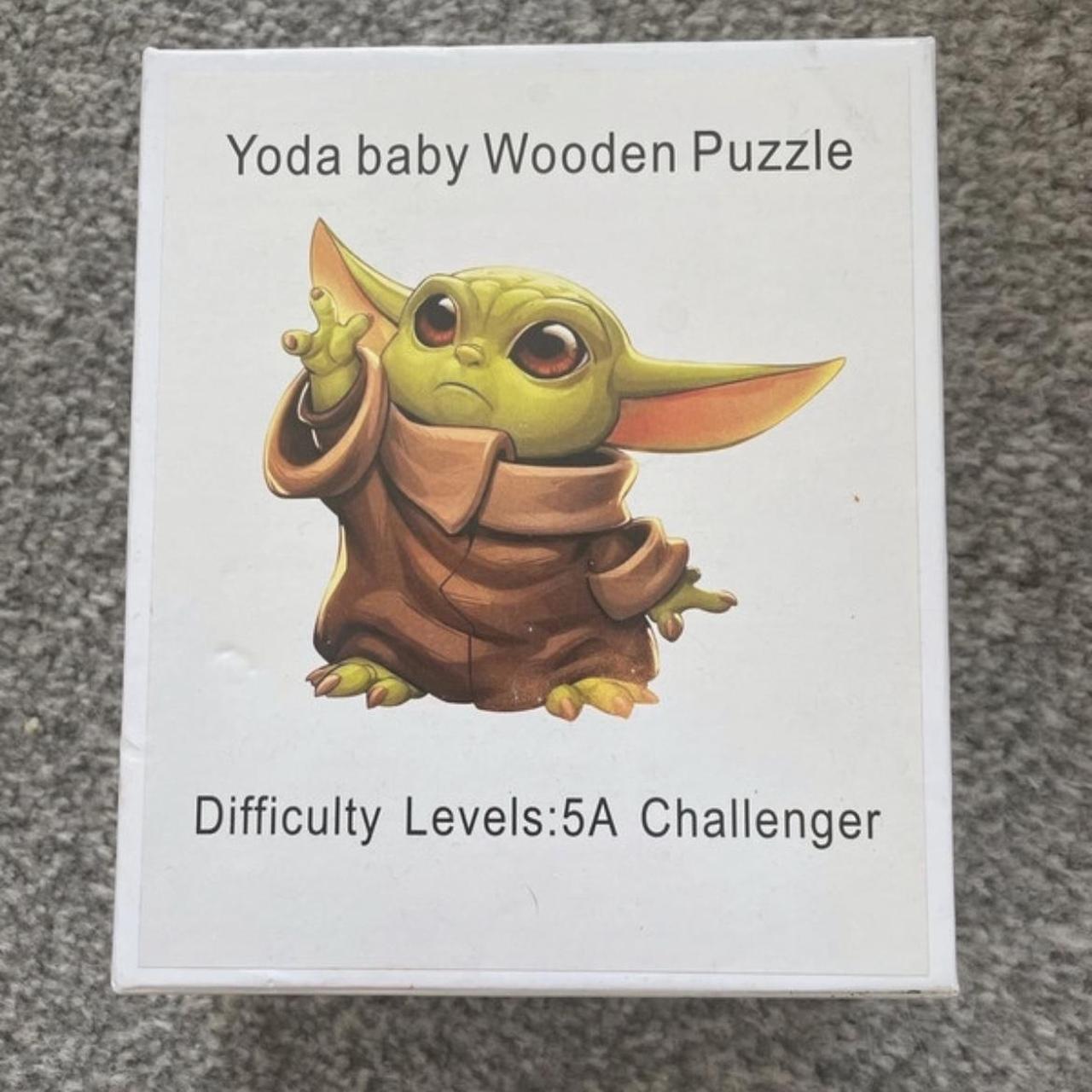 Baby Yoda wooden puzzles toys collectible - Depop