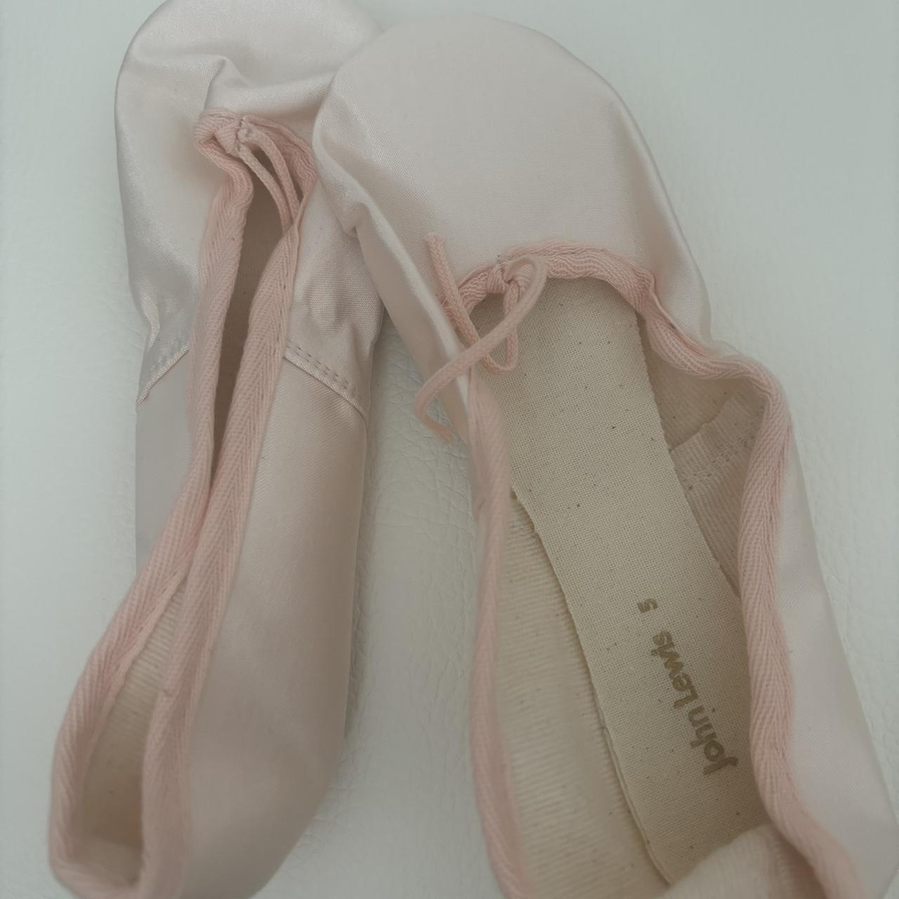 Pink ballet shoes dance John Lewis kids adults size... - Depop