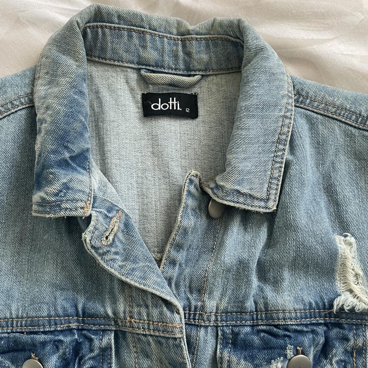 Dotti denim vest #denimvest Cute lightly distressed... | Depop