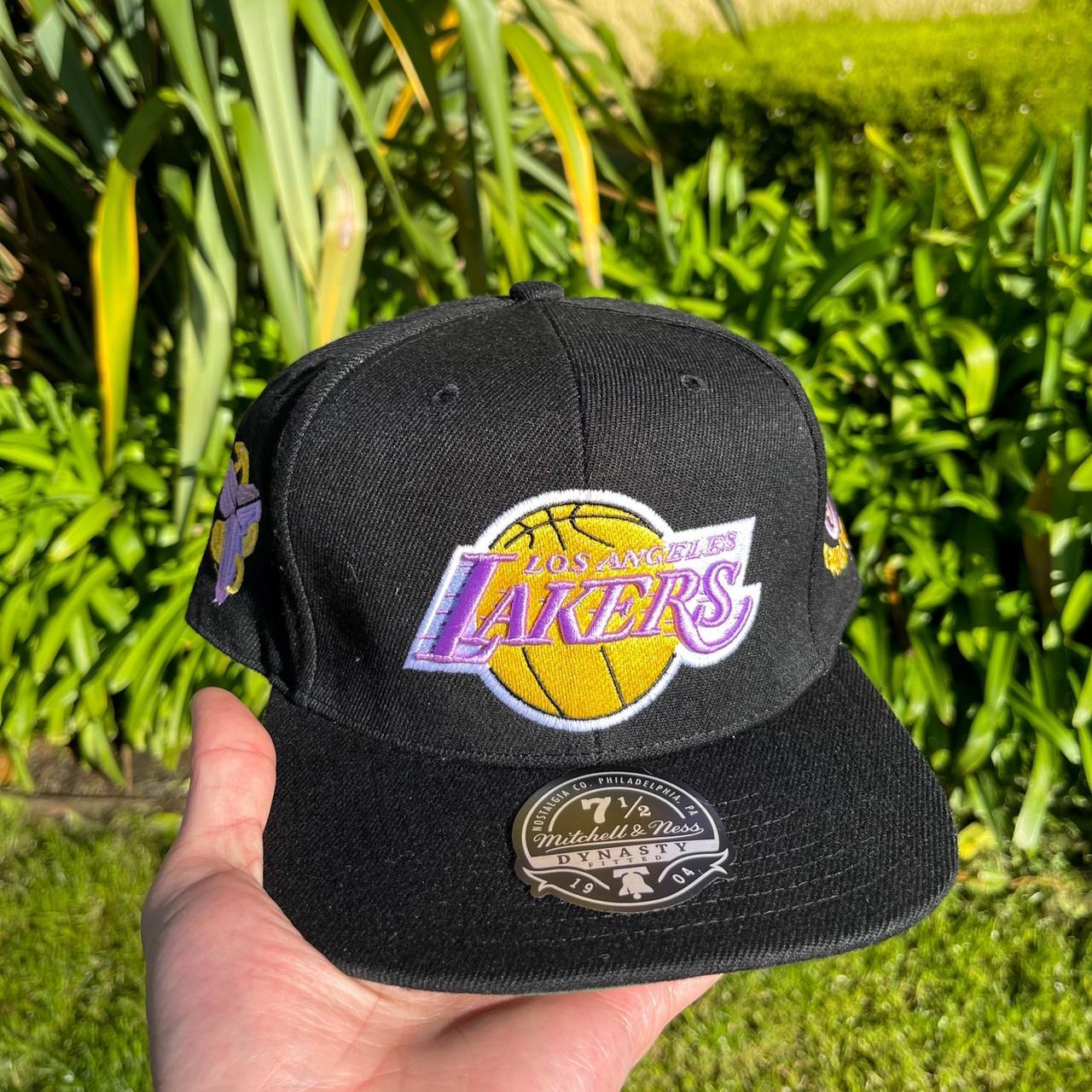 Size 7 1/2 fitted with stitched black mamba inspired... - Depop