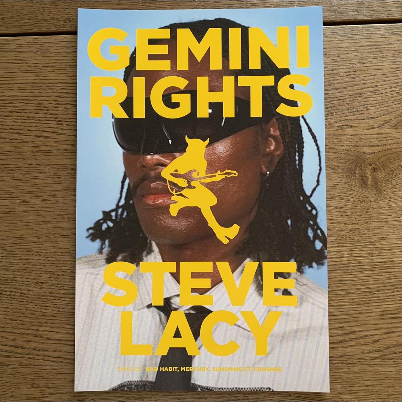 Steve Lacy ‘Gemini Rights’ Poster 11x17 in Will be... - Depop